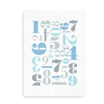 ABC Alfabetplakat - plakat med farverige illustrationer