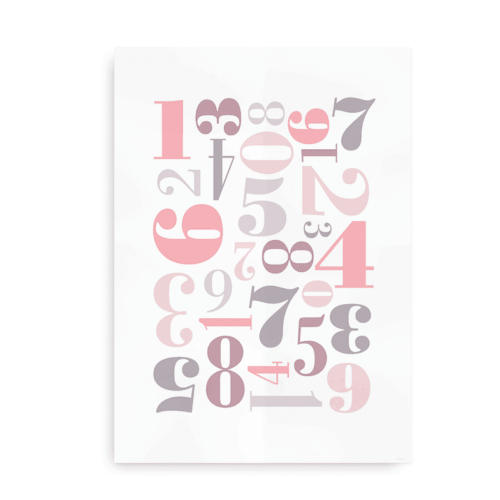 ABC Alfabetplakat - plakat med farverige illustrationer